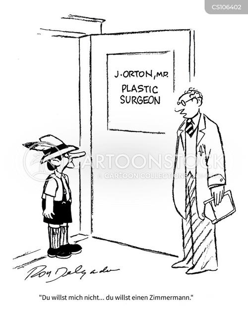 Cartoons und Karikaturen mit Zimmermann