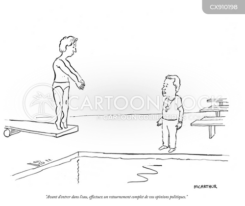 Dessins humoristique et caricaturés avec Plonge