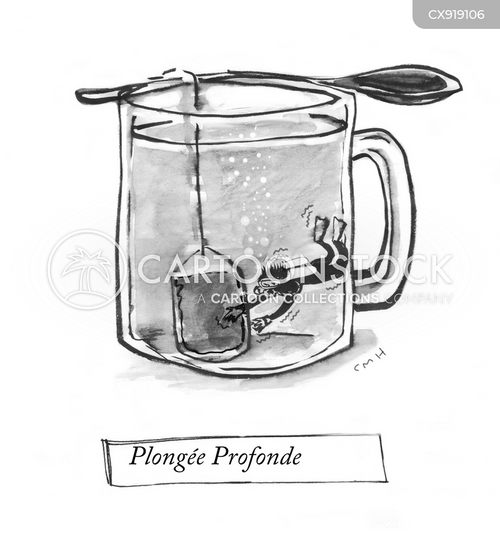 Dessins humoristique et caricaturés avec Plongeur