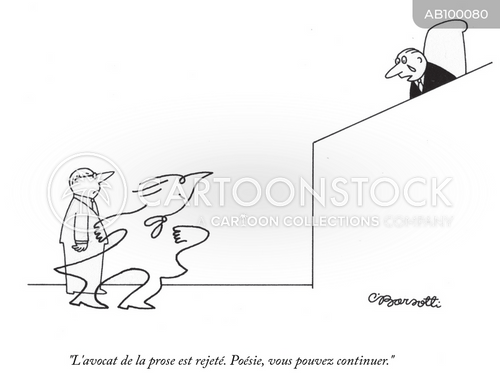 Dessins humoristique et caricaturés avec Prose