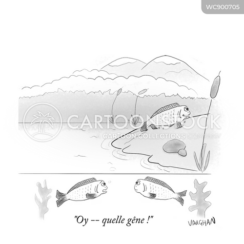 Dessins humoristique et caricaturés avec Poissons-clowns