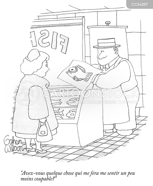 Dessins humoristique et caricaturés avec Poisson Labyrinthe