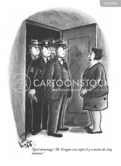 Dessins humoristique et caricaturés avec Déjouer La Police