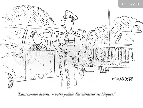 Dessins humoristique et caricaturés avec Permis De Conduire