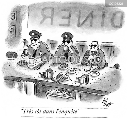 Dessins humoristique et caricaturés avec Tôt Dans L'enquête