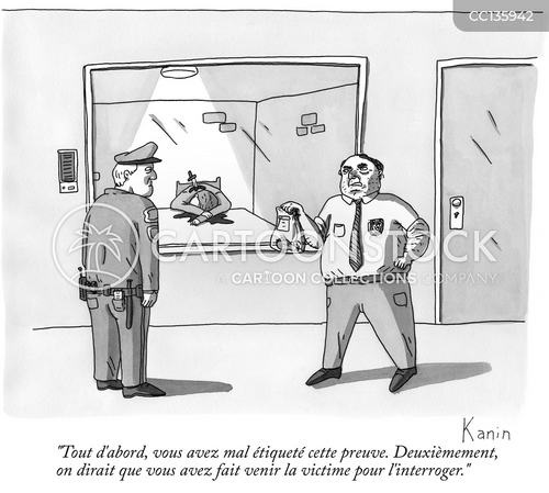 Dessins humoristique et caricaturés avec Policier Débutant