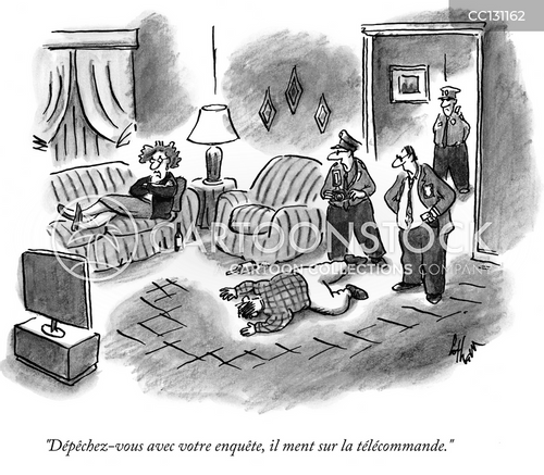 Dessins humoristique et caricaturés avec T.v.