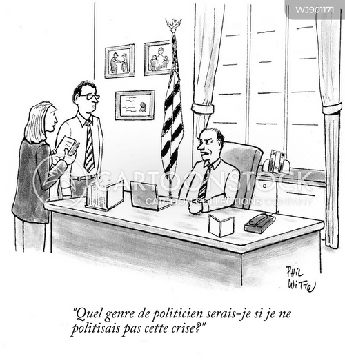 Dessins humoristique et caricaturés avec Posture Politique