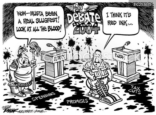 Sea Of Red Ink Cartoons and Comics - funny pictures from CartoonStock