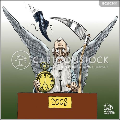 Farewell To 2008 Cartoons and Comics - funny pictures from CartoonStock