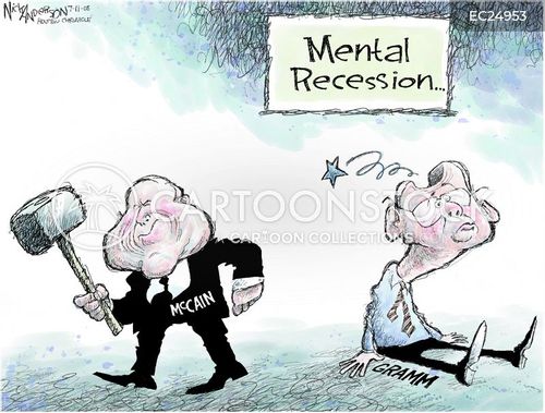 Mental Recession Cartoons and Comics - funny pictures from CartoonStock