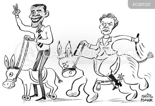 Presidential Race Cartoons and Comics - funny pictures from CartoonStock