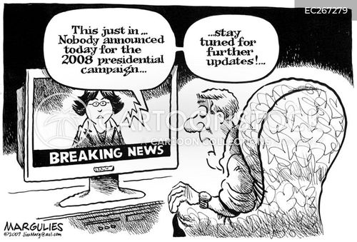 Breaking News Cartoons and Comics - funny pictures from CartoonStock