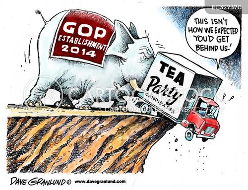Tea Party Candidate Cartoons and Comics - funny pictures from CartoonStock