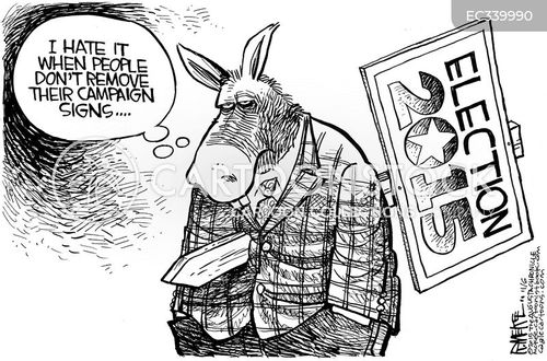 Campaign Insignia Cartoons and Comics - funny pictures from CartoonStock