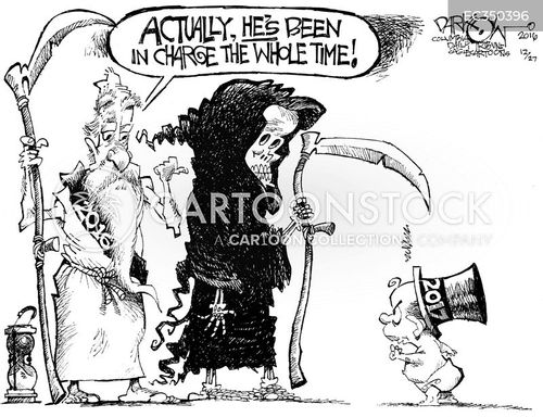Remembering 2016 Cartoons and Comics - funny pictures from CartoonStock