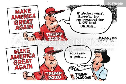 Pardons Process Cartoons and Comics - funny pictures from CartoonStock