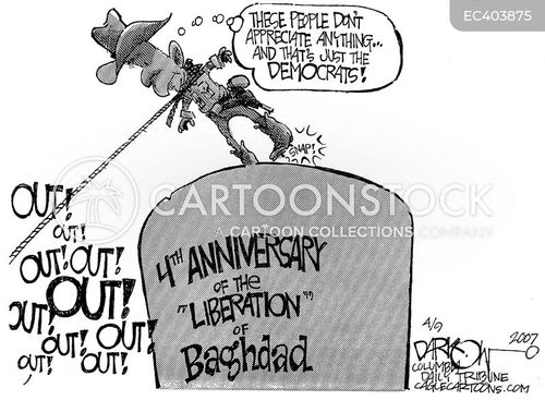 4th Year In Iraq Cartoons and Comics - funny pictures from CartoonStock