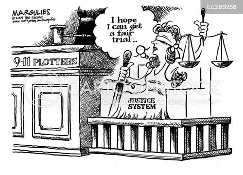 Guantanamo Tribunal Cartoons and Comics - funny pictures from CartoonStock