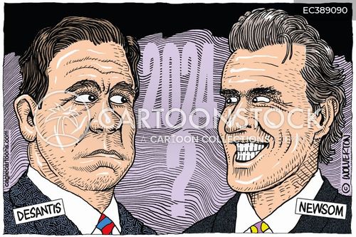 Gavin Newsom Cartoons and Comics - funny pictures from CartoonStock