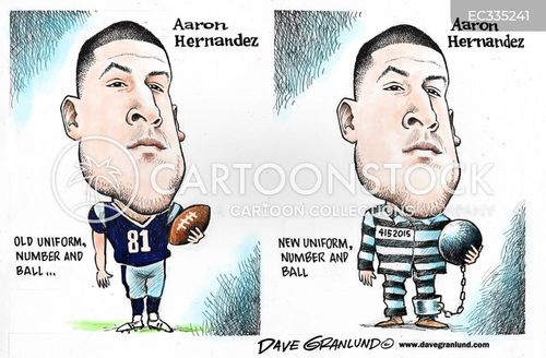 Aaron Hernandez Cartoons and Comics - funny pictures from CartoonStock