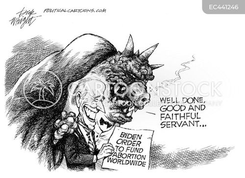 Murdering The Unborn Cartoons and Comics - funny pictures from CartoonStock