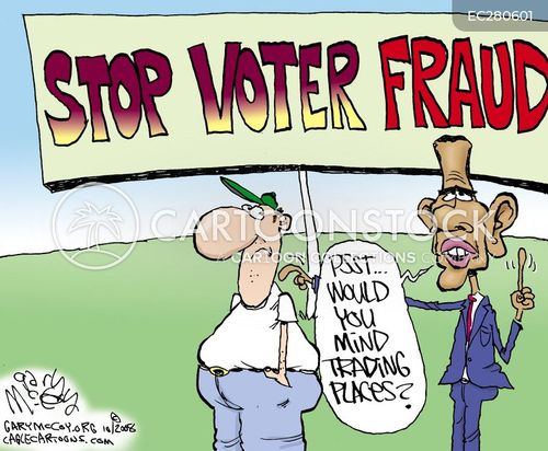 Voter Identification Cartoons and Comics - funny pictures from CartoonStock