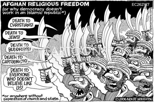 Religious Oppression Cartoons and Comics - funny pictures from CartoonStock