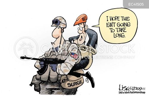 Troop Deployments Cartoons and Comics - funny pictures from CartoonStock