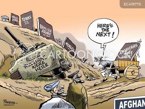 American Invasion Cartoons and Comics - funny pictures from CartoonStock