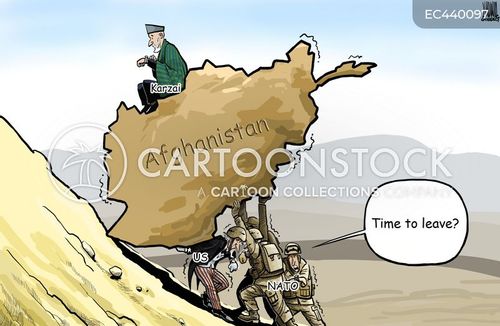 Leaving Afghanistan Cartoons and Comics - funny pictures from CartoonStock