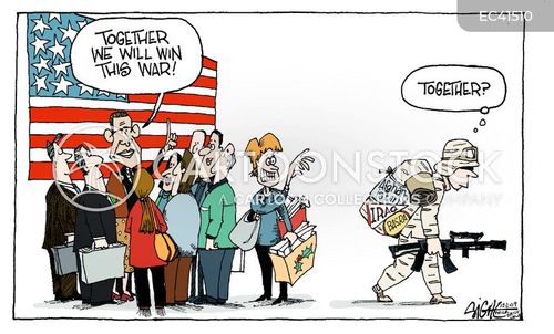 Troop Deployments Cartoons and Comics - funny pictures from CartoonStock