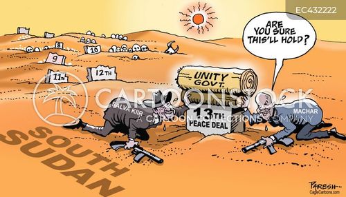 13th Peace Deal Cartoons and Comics - funny pictures from CartoonStock