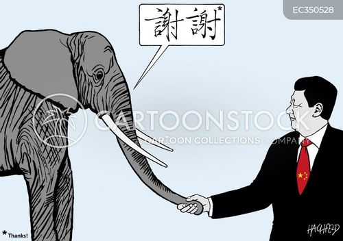 Ivory Trade Cartoons and Comics - funny pictures from CartoonStock