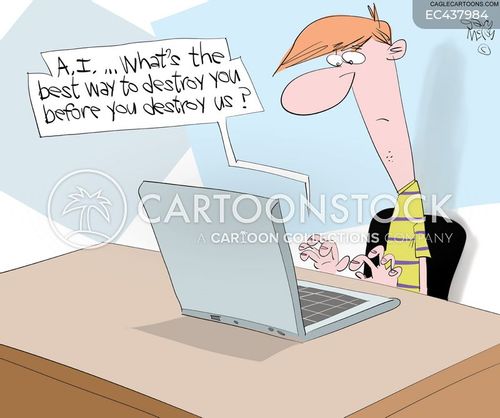 Ai Apocalypse Evidence Cartoons and Comics - funny pictures from CartoonStock