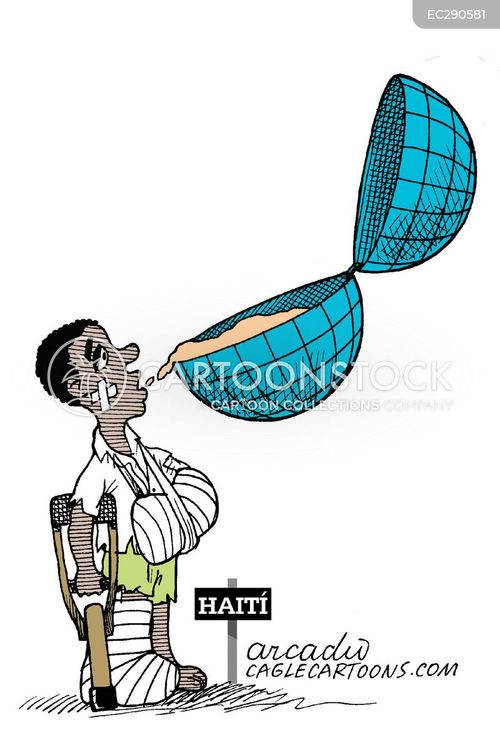 Haiti Aid Cartoons and Comics - funny pictures from CartoonStock