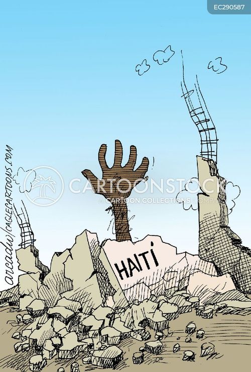 Haiti Aid Cartoons and Comics - funny pictures from CartoonStock