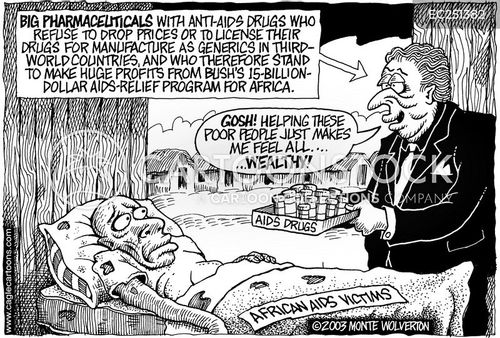 Africa Aids Cartoons and Comics - funny pictures from CartoonStock
