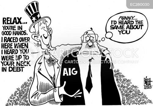 Bailout Money Cartoons and Comics - funny pictures from CartoonStock