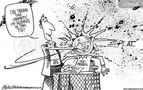 Corporate Bonuses Cartoons and Comics - funny pictures from CartoonStock