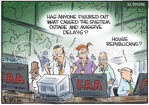 Grounded Flight Cartoons and Comics - funny pictures from CartoonStock