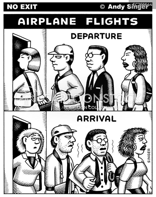 Passenger Jet Cartoons and Comics - funny pictures from CartoonStock