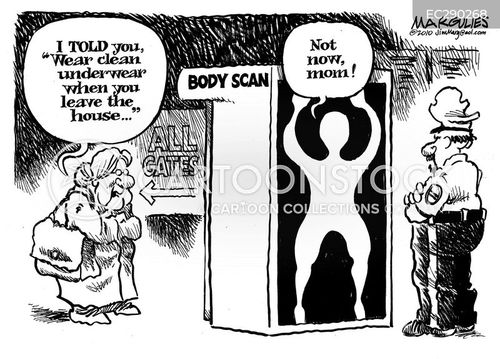 Full Body Scan Cartoons and Comics - funny pictures from CartoonStock