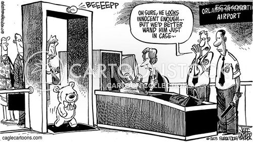 Airport Regulations Cartoons and Comics - funny pictures from CartoonStock