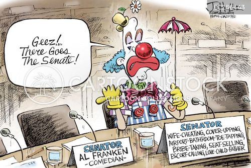 Al-franken Cartoons and Comics - funny pictures from CartoonStock