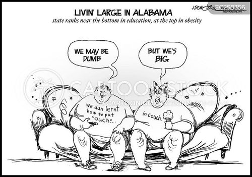 Alabama Stereotypes Cartoons and Comics - funny pictures from CartoonStock