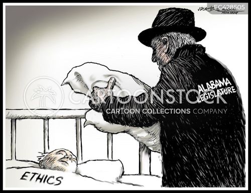 Ethics Erosion Cartoons and Comics - funny pictures from CartoonStock