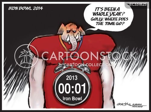 Iron Bowl Cartoons and Comics - funny pictures from CartoonStock