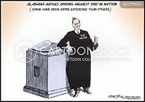 Judge Alabama Cartoons and Comics - funny pictures from CartoonStock