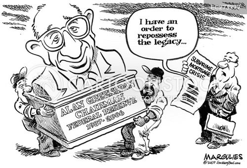 Alan Greenspan Book Cartoons and Comics - funny pictures from CartoonStock